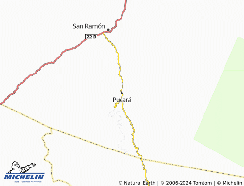 MICHELIN Pucará map - ViaMichelin