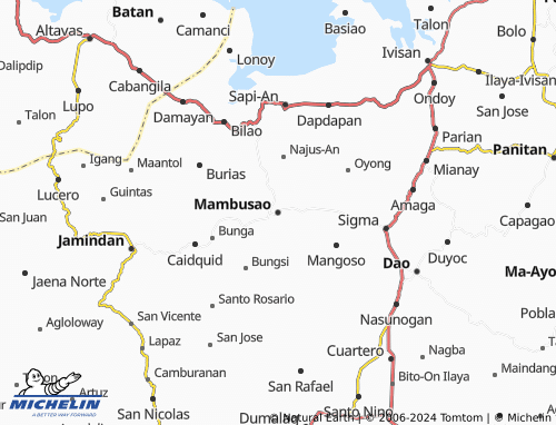 MICHELIN Mambusao map - ViaMichelin
