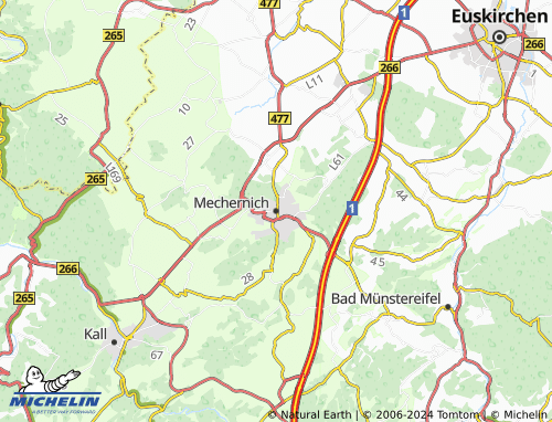 MICHELIN-Landkarte Mechernich - ViaMichelin
