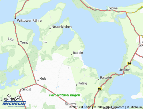 MICHELIN-Landkarte Rappin - ViaMichelin