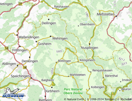 MICHELIN Bubsheim map - ViaMichelin