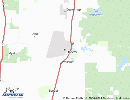 MICHELIN Harvey map - ViaMichelin