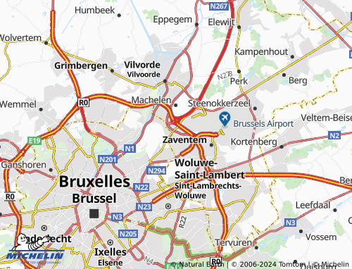 MICHELIN Diegem map - ViaMichelin