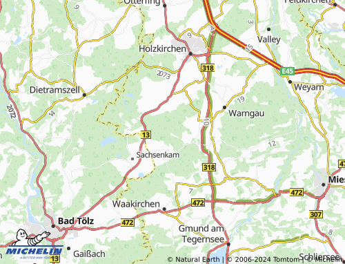 MICHELIN Allgäu map - ViaMichelin