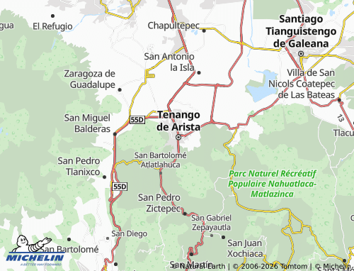 MICHELIN De La Estación map - ViaMichelin