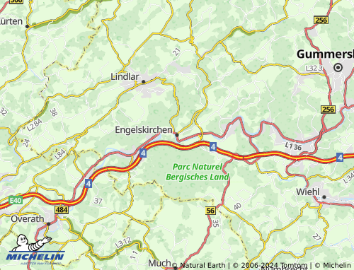 MICHELIN-Landkarte Engelskirchen - ViaMichelin