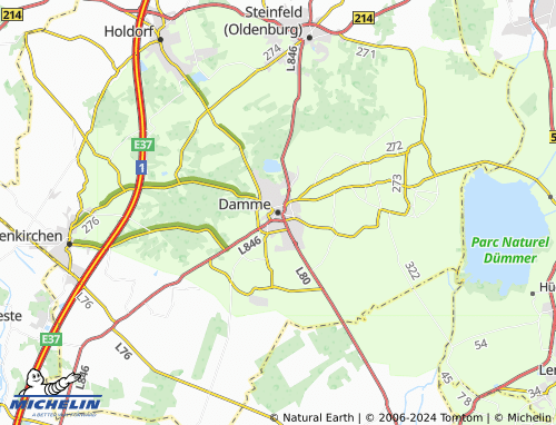 MICHELIN-Landkarte Damme - ViaMichelin