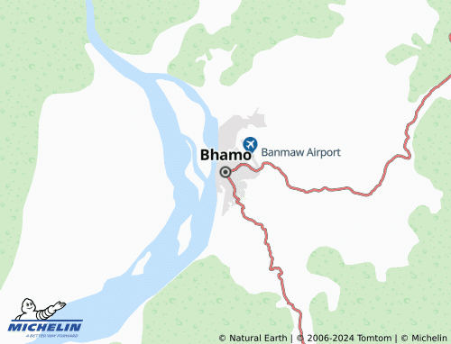 MICHELIN Bhamo map - ViaMichelin