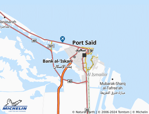 Mapa MICHELIN Bank al-'Iskan - ViaMichelin