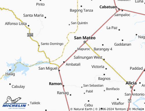 MICHELIN Sinamar Norte map - ViaMichelin