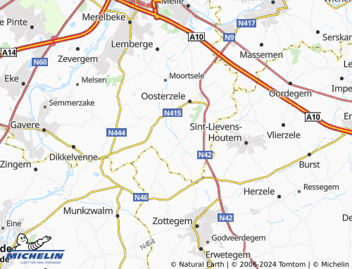 Kaart MICHELIN Balegem - ViaMichelin