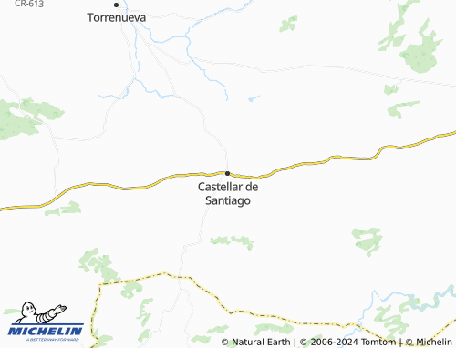 Mapa MICHELIN Castellar de Santiago - ViaMichelin