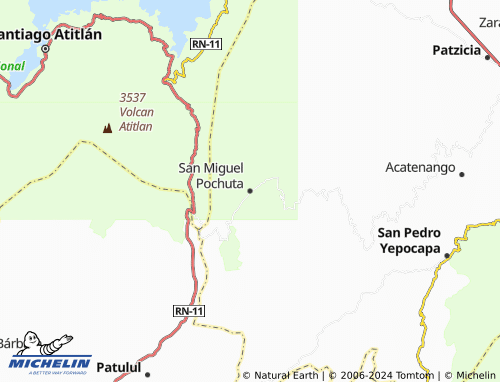 Mapa MICHELIN San Miguel Pochuta - ViaMichelin