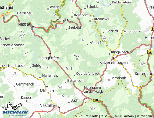 MICHELIN-Landkarte Roth - ViaMichelin