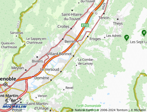 Carte MICHELIN Villard-Bonnot - ViaMichelin