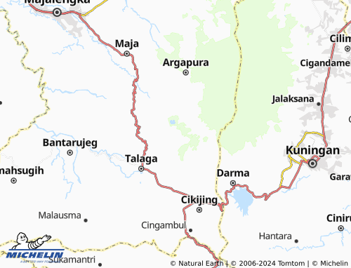 MICHELIN Sunia map - ViaMichelin