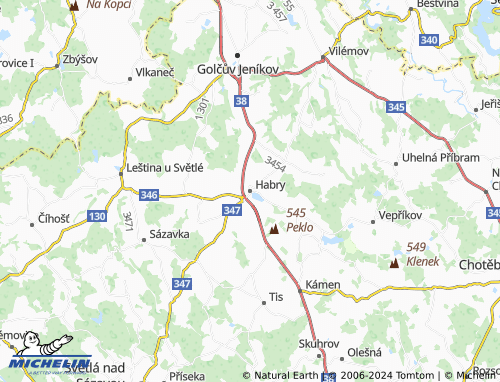 MICHELIN Habry map - ViaMichelin