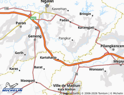 MICHELIN Tirak map - ViaMichelin