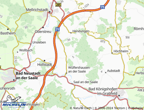 MICHELIN-Landkarte Wargolshausen - ViaMichelin