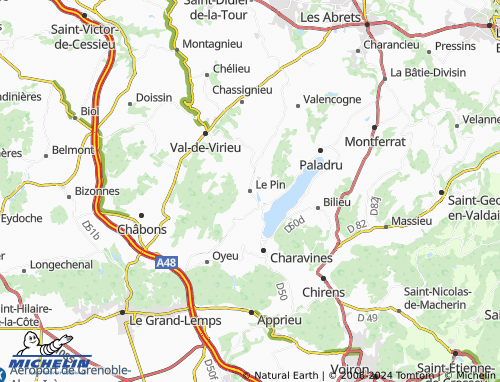 Carte MICHELIN Le Pin - ViaMichelin