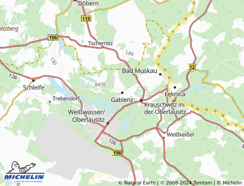 Carte MICHELIN Gablenz - ViaMichelin