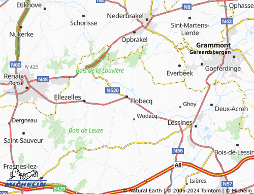 Carte MICHELIN Flobecq - ViaMichelin