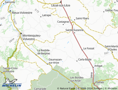 Carte MICHELIN Sieuras - ViaMichelin