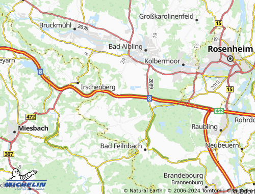 MICHELIN-Landkarte Forsting - ViaMichelin