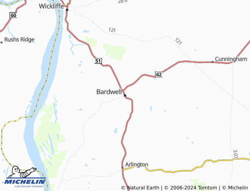 MICHELIN Bardwell map - ViaMichelin