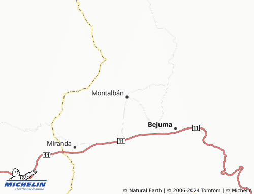 MICHELIN Montalbán map - ViaMichelin