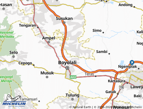 MICHELIN Siwal map - ViaMichelin