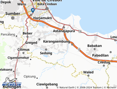 MICHELIN Asem map - ViaMichelin