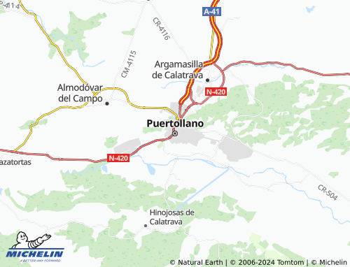 Mapa MICHELIN Puertollano - ViaMichelin