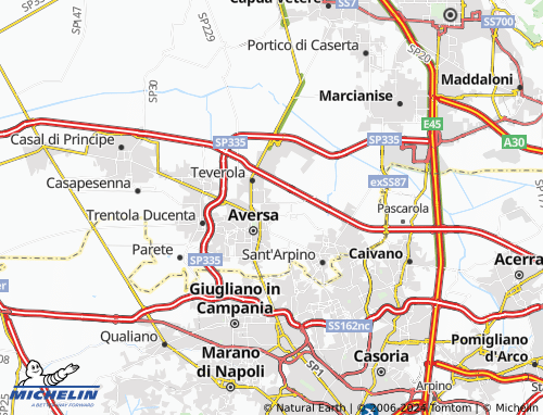 Mappa MICHELIN Carinaro - ViaMichelin