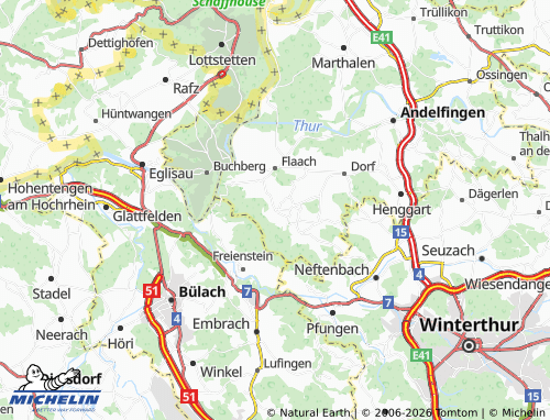 MICHELIN Gräslikon map - ViaMichelin
