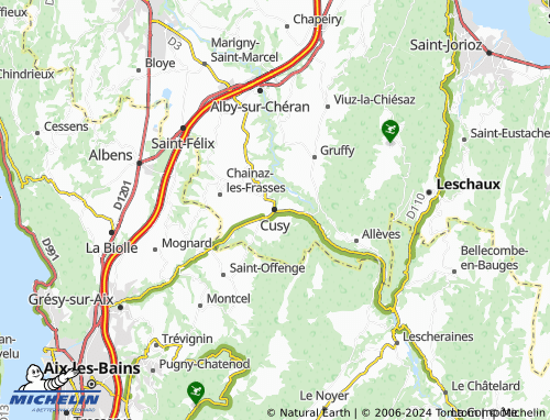 Mapa MICHELIN Cusy - ViaMichelin