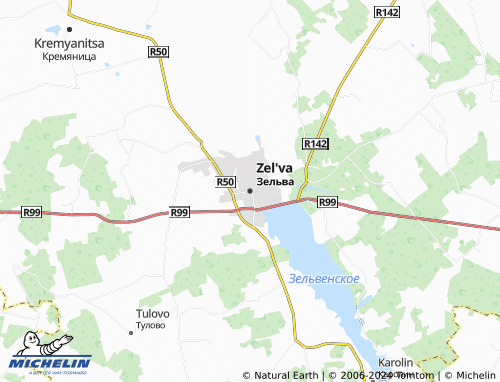 MICHELIN Zel'va map - ViaMichelin