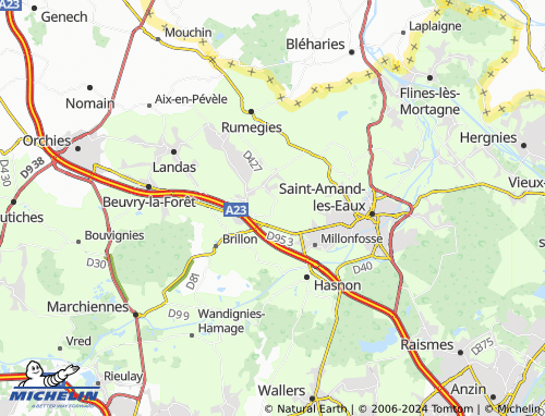 Carte MICHELIN Rosult - ViaMichelin