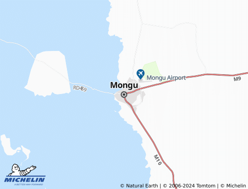 MICHELIN Mongu map - ViaMichelin