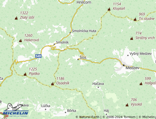 Mapa MICHELIN Štós - ViaMichelin