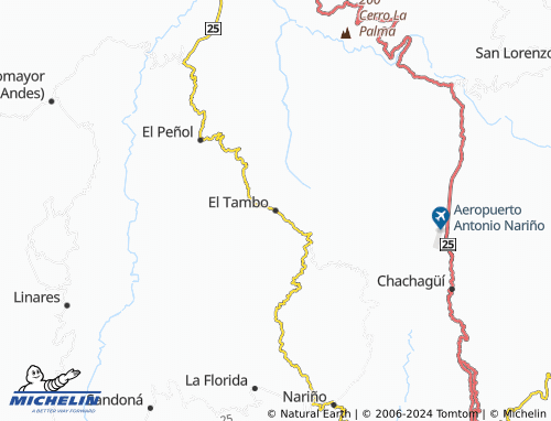 MICHELIN El Tambo map - ViaMichelin