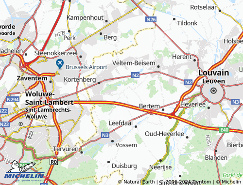 Kaart MICHELIN Everberg - ViaMichelin