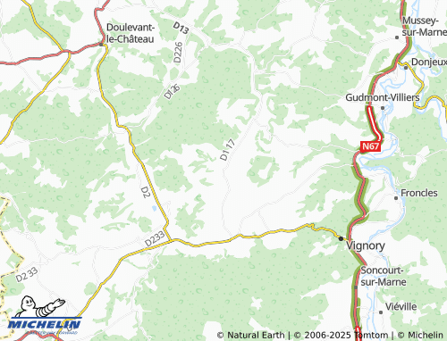Carte MICHELIN Ambonville - ViaMichelin