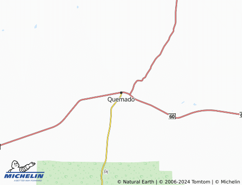 MICHELIN Quemado map - ViaMichelin