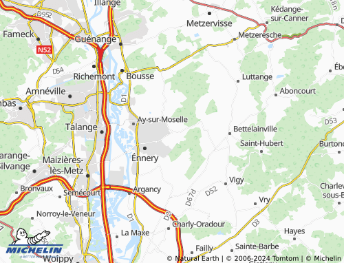 MICHELIN Flévy map - ViaMichelin