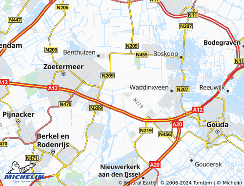 Kaart MICHELIN Moerkapelle - ViaMichelin