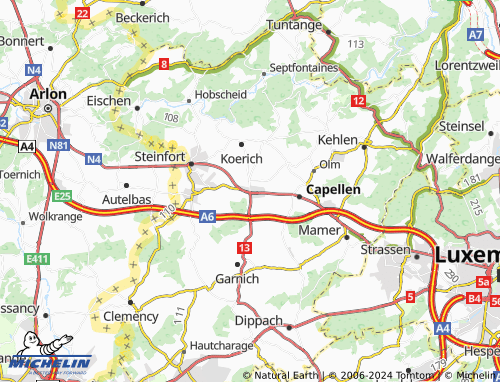 Carte MICHELIN Windhof - ViaMichelin