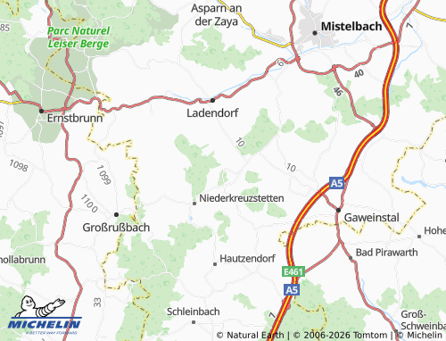 MICHELIN Neubau-Kreuzstetten map - ViaMichelin