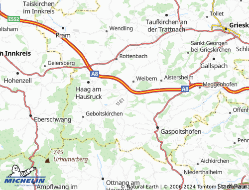 MICHELIN Unterlehen map - ViaMichelin