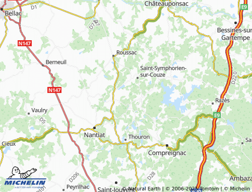 Carte MICHELIN Mazeireix - ViaMichelin